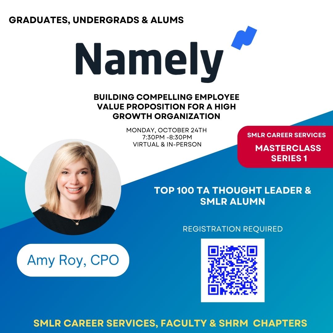 Materclass Series: Amy Roy of Namely | Rutgers School of Management and Labor Relations